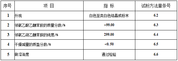 邻氯乙酰乙酰苯胺_HG/T 5952-2021 – 古哈科技